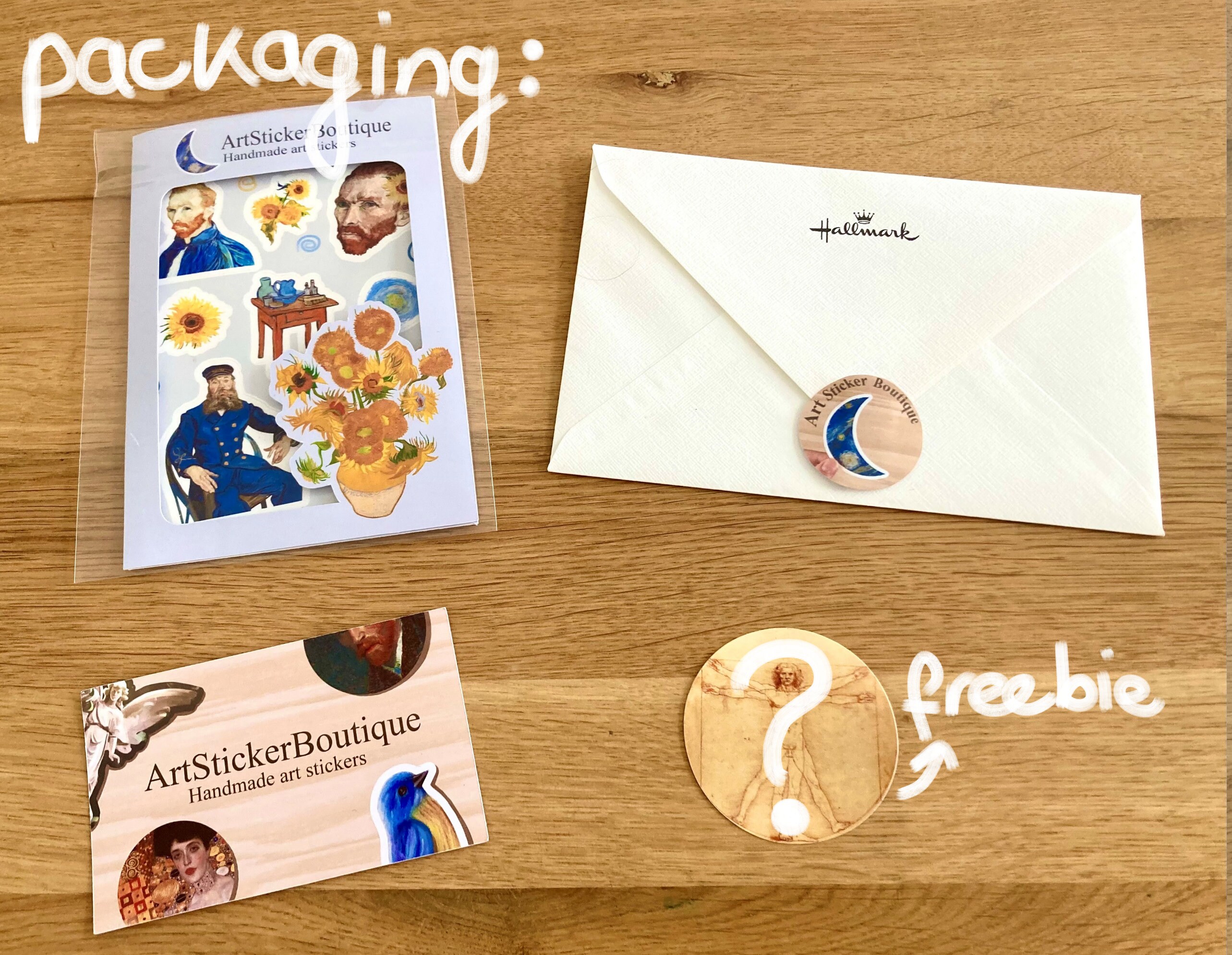 Sticker Sheet Vincent Van Gogh, 8 Fine Art Stickers With Aesthetic ...