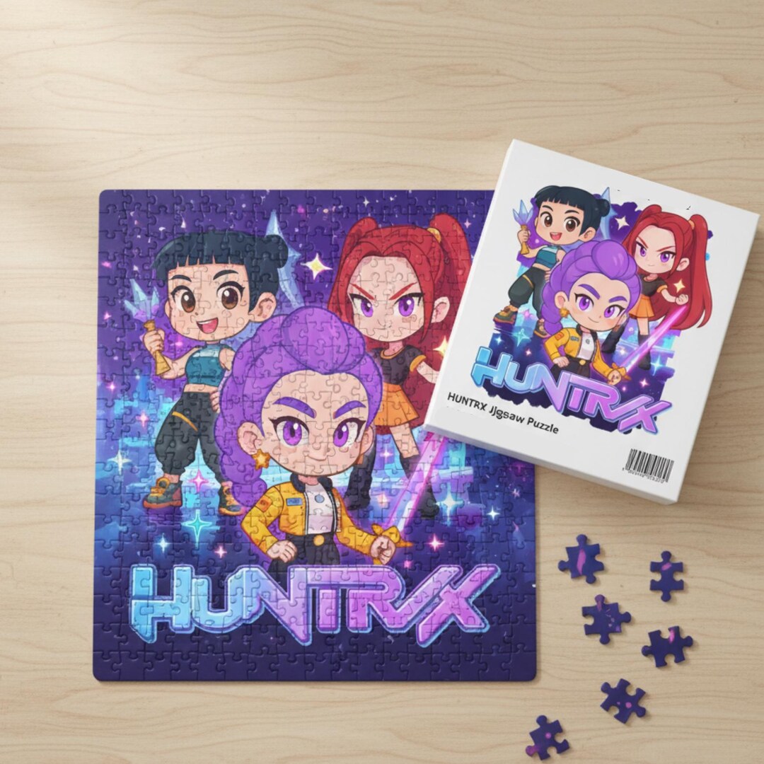 K-pop Demon Hunters Jigsaw Puzzle, Huntrix K-pop Gift, Children's Fun ...