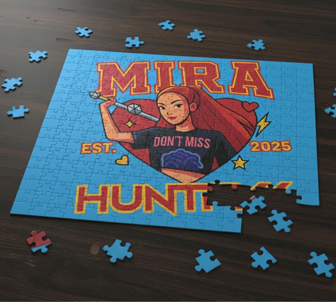 K-pop Demon Hunters Jigsaw Puzzle, Huntrix K-pop Gift, Children's Fun ...