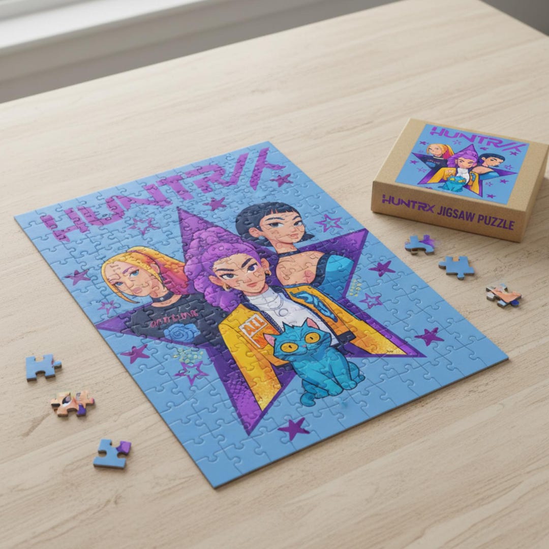 K-pop Demon Hunters Jigsaw Puzzle, Huntrix K-pop Gift, Children's Fun ...