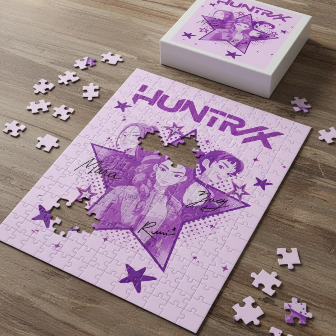 K-pop Demon Hunters Jigsaw Puzzle, Huntrix K-pop Gift, Children's Fun ...