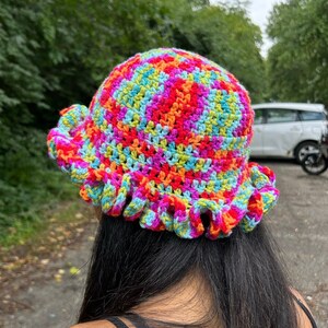 Easy Ruffle Crochet Bucket Hat Pattern | Beginner Friendly | PDF FILE ...