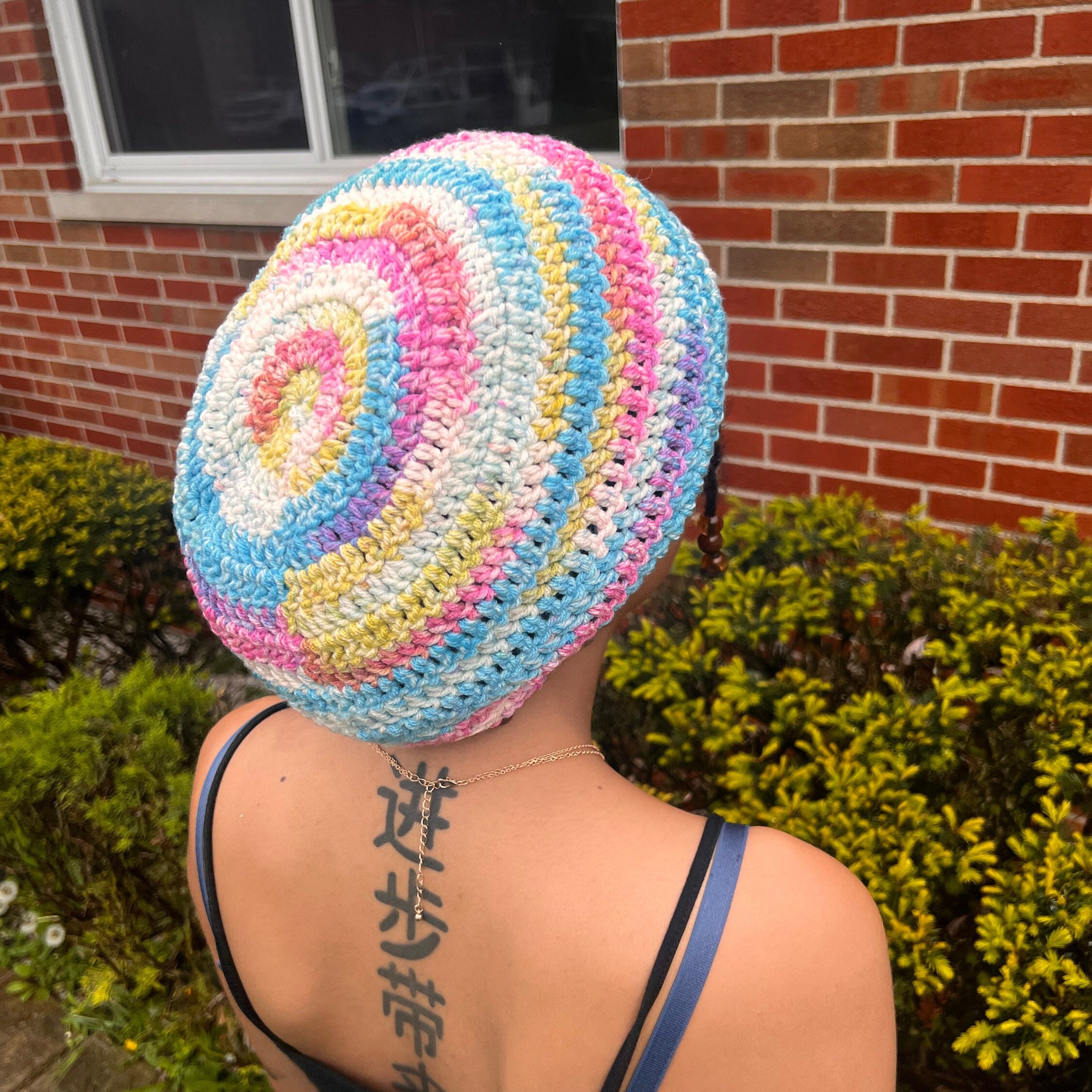 Easy Crochet Dreadlock Sock / Slouch Beanie PATTERN | Beginner Friendly ...