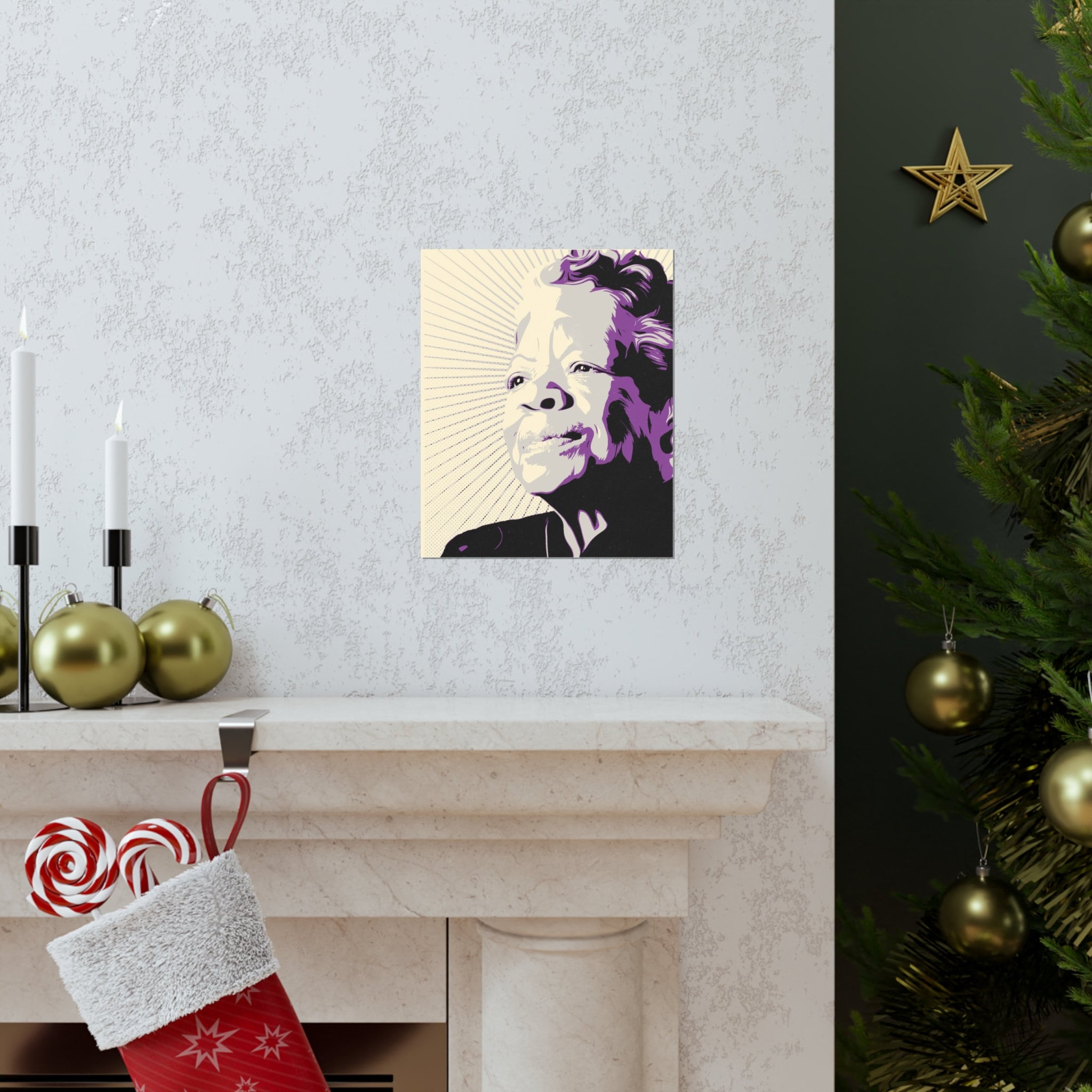 Maya Angelou | Premium Vertical Poster With Maya Angelou | Influential ...