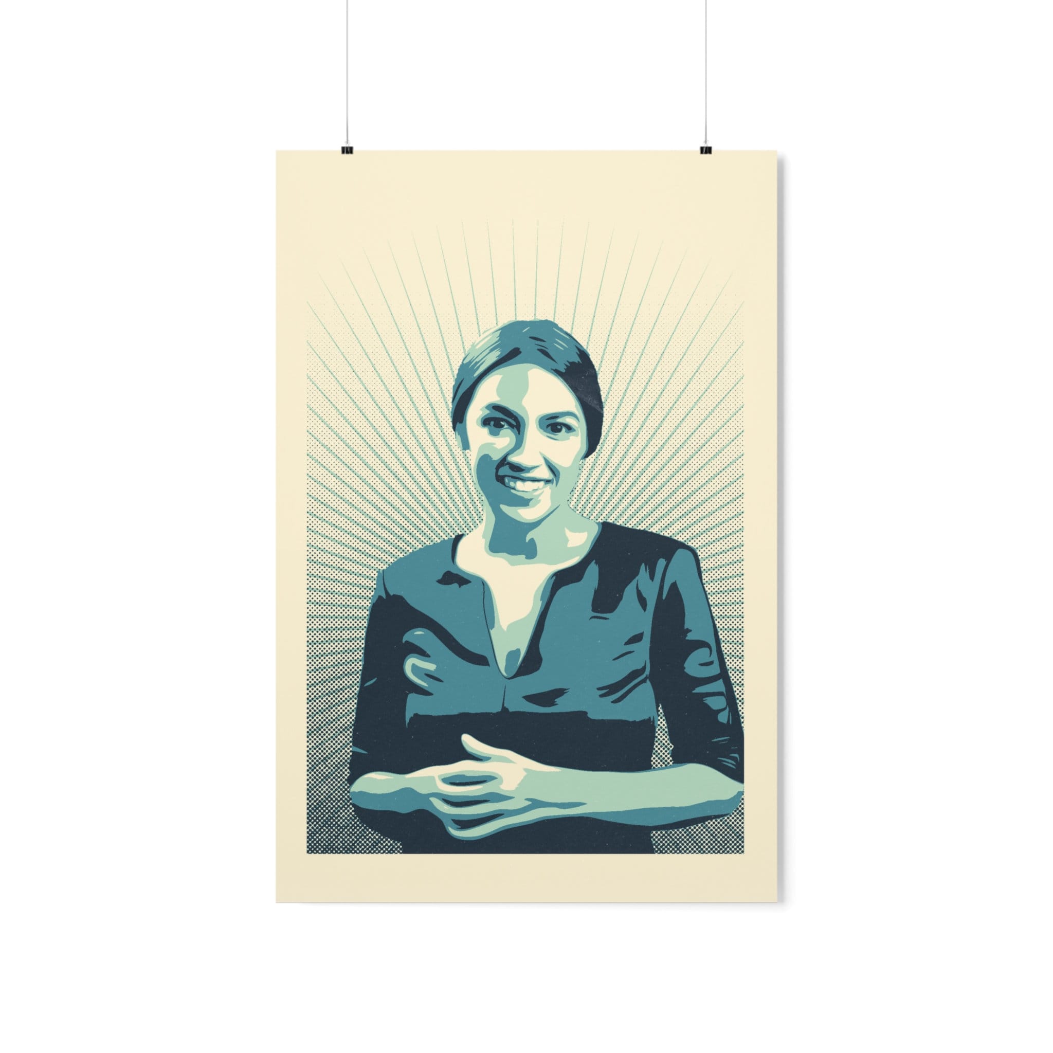 AOC | Alexandria Ocasio-cortez Poster | Political Leader Art | Premium ...