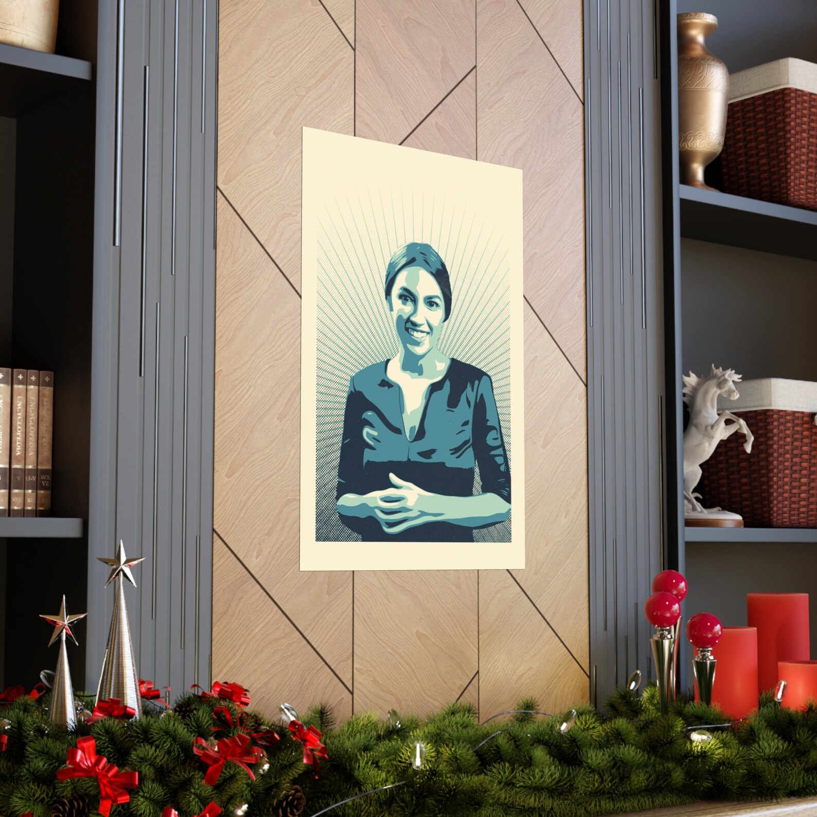 AOC | Alexandria Ocasio-cortez Poster | Political Leader Art | Premium ...