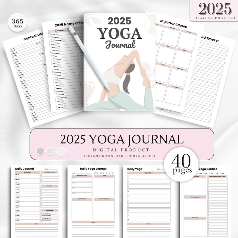 Yoga Journal - Etsy