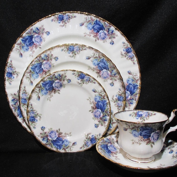 Royal Albert Moonlight Rose - Etsy