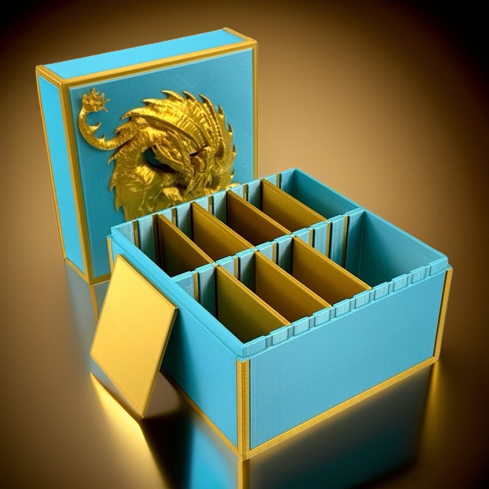 Custom Enchanted Spell Box 3D Printed, Personalized RPG Card Holder for ...