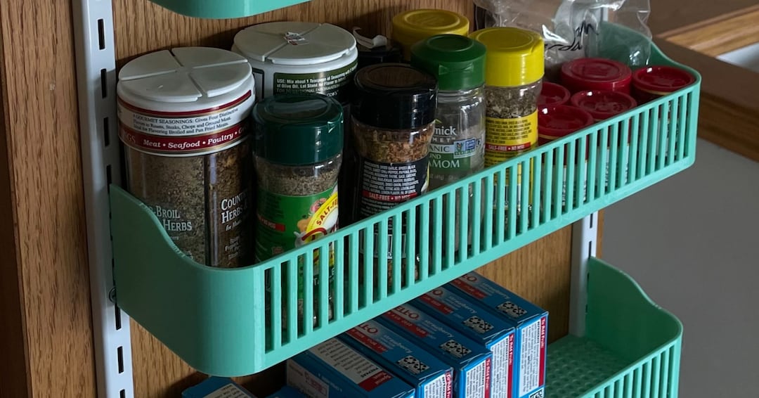 Custom Kitchen Organizer 3D Printed Storage Solution for Kitchen ...