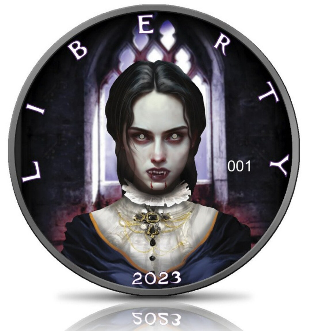 2023 American Eagle Vampiress 1 Oz Silver Coin-enobled - Etsy