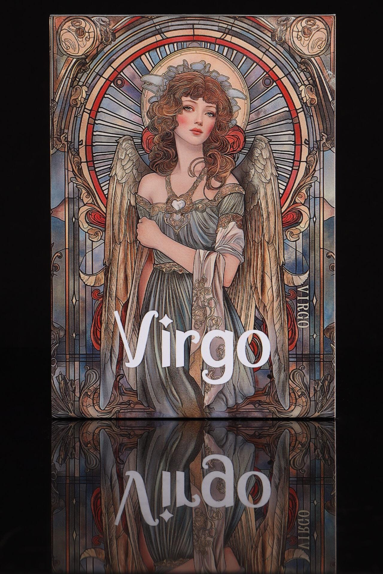 2025 Cameroun Alphonse Mucha Inspired Virgo Zodiac 1/2 Oz .999 Silver ...
