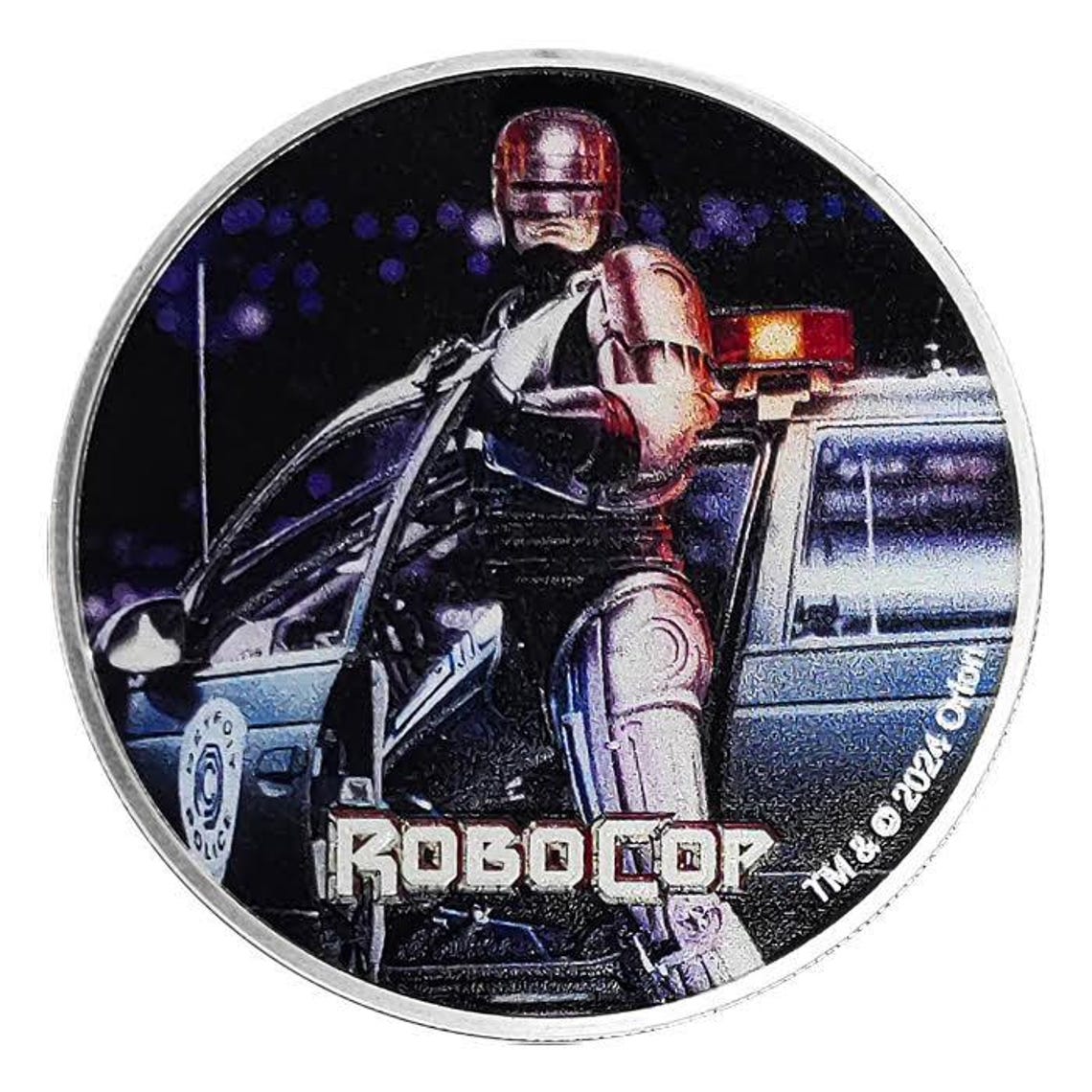 2024 Fiji Robocop 1 Oz Silver Colorized Coin in Capsule - Etsy