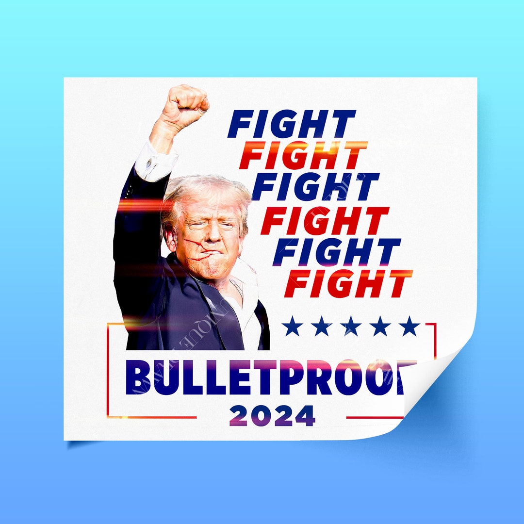 Fight Fight Fight, Transparent Background, Trump Atack Photo, Donald ...