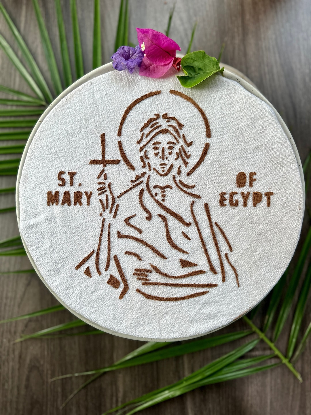 St. Mary of Egypt Koliva Stencil Orthodox Stencil - Etsy