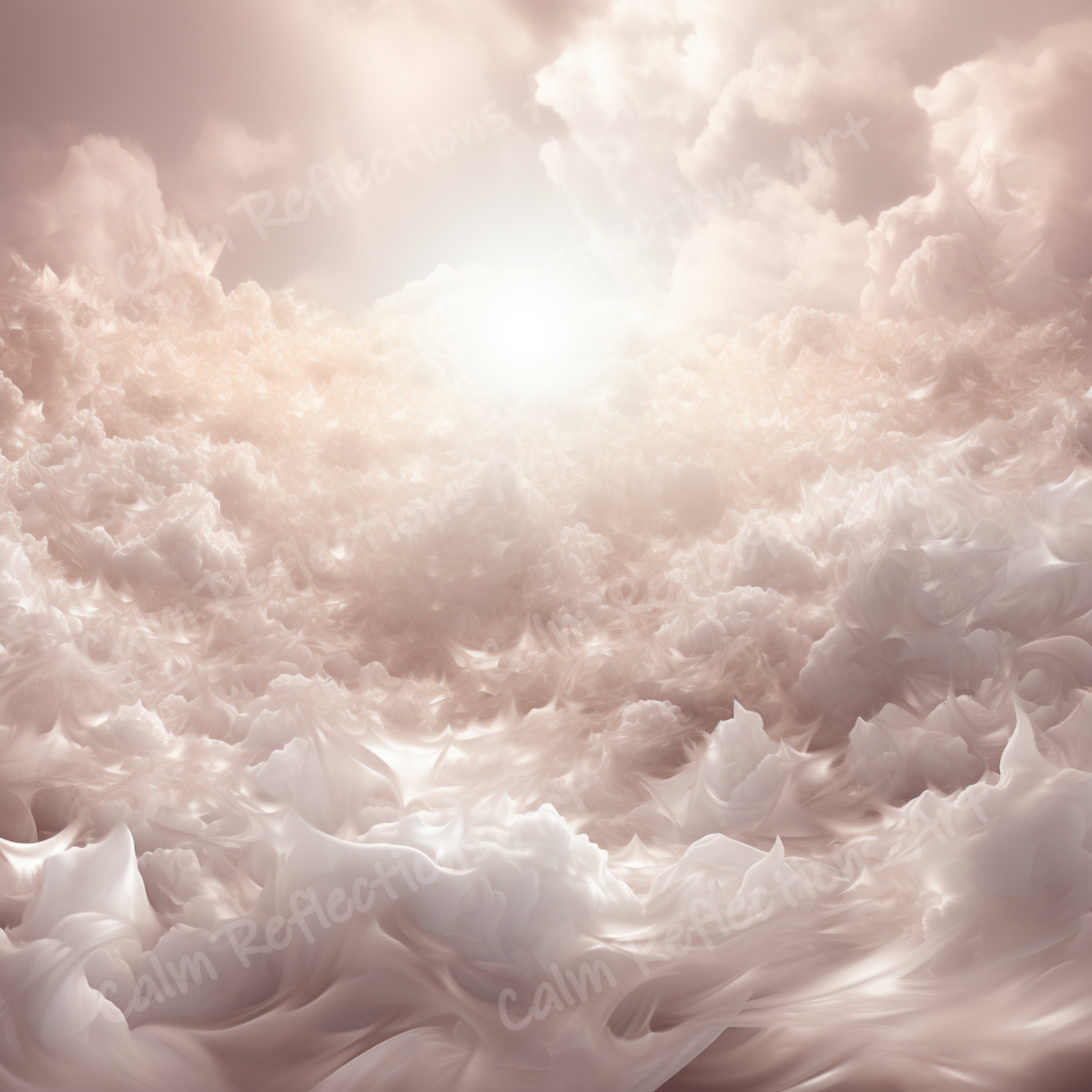 Soft Pink Heavens View Pink Clouds Memorial Background Heaven Backdrop ...