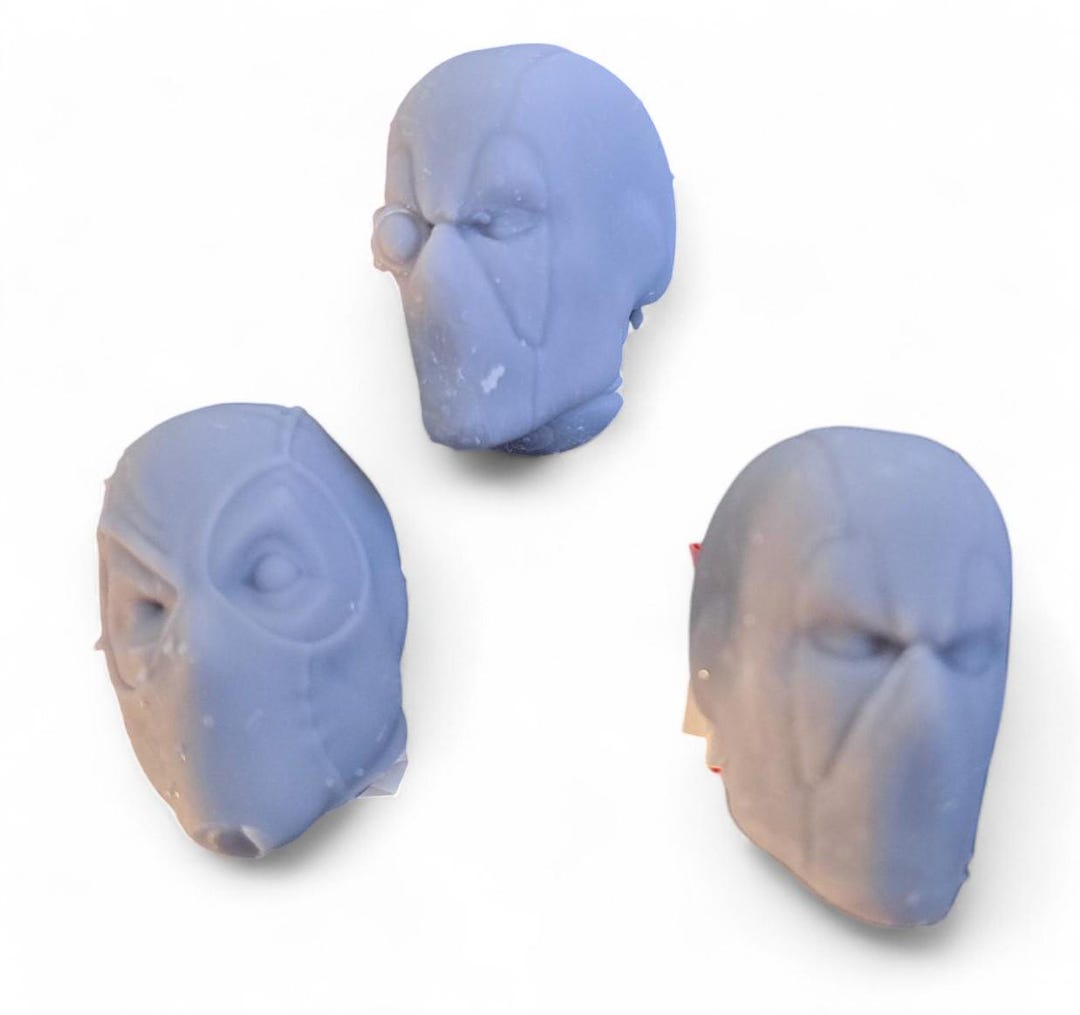 Deadpool Heads to Fit 32mm Figures ( Pack of 3 ) - Etsy