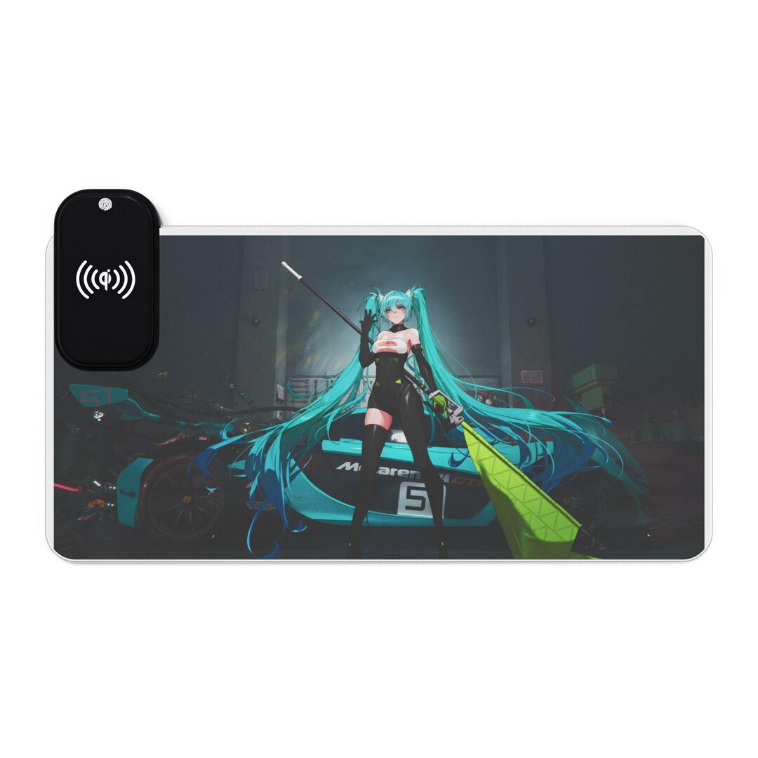 Mclaren Miku Gaming Mousepad W/ Wireless Charger - Etsy