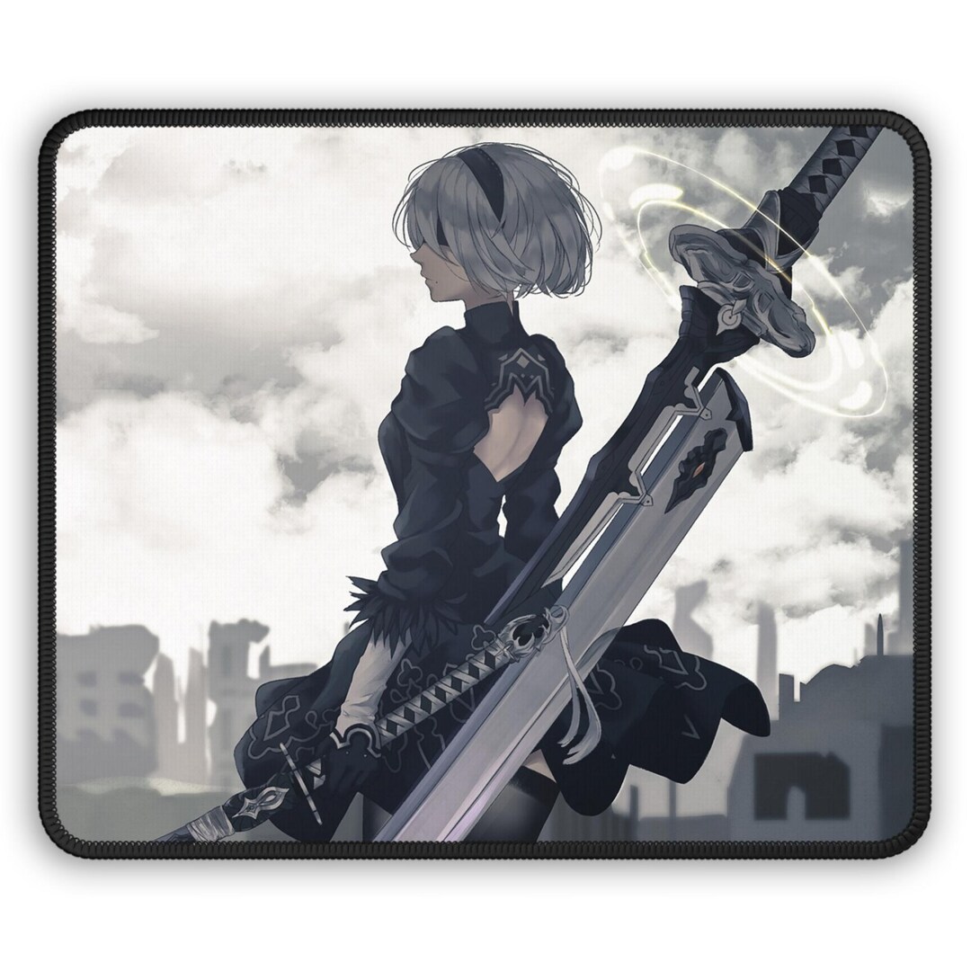 Nier: Automata 2B Gaming Mouse Pad, Anime Desk Mat, Video Game ...