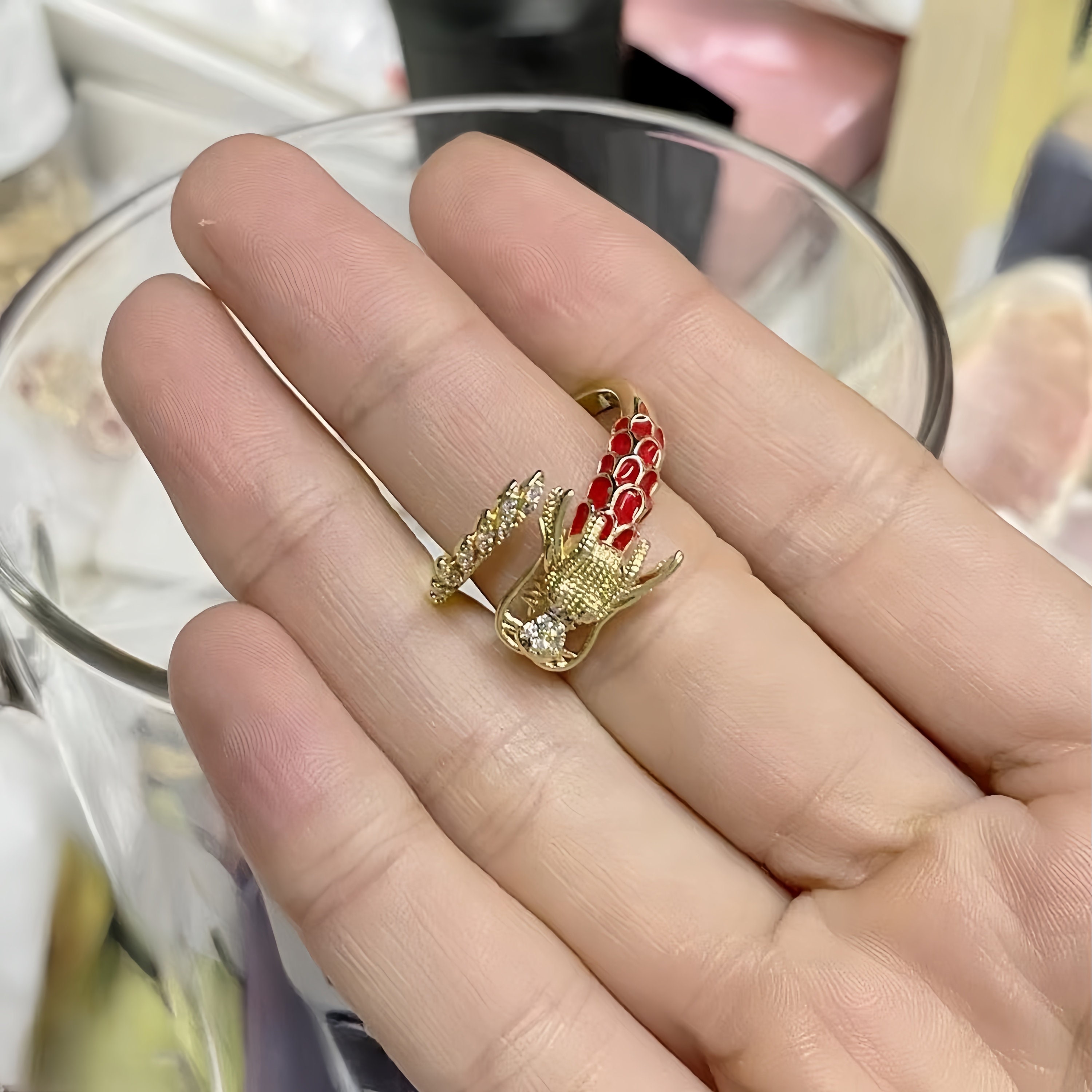 Dragon Ring, Personalized Unique Statement Ring, Cool Distinctive ...