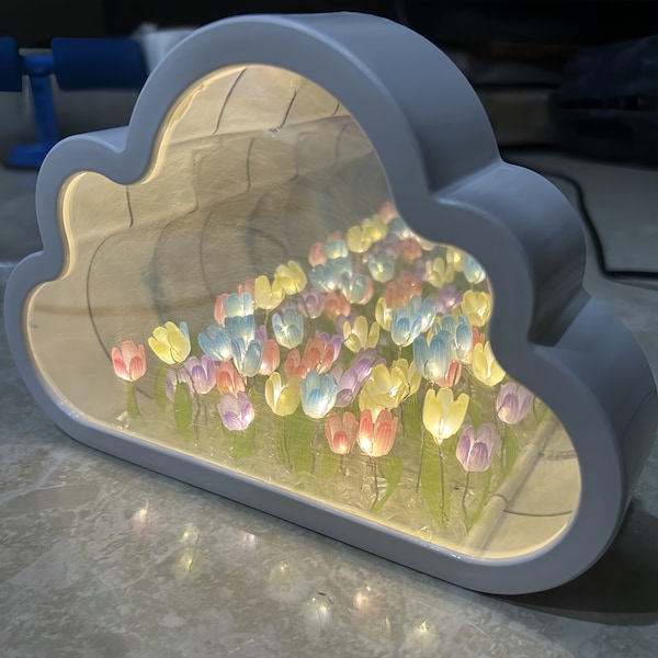 Tulip Mirror Lamp - Etsy