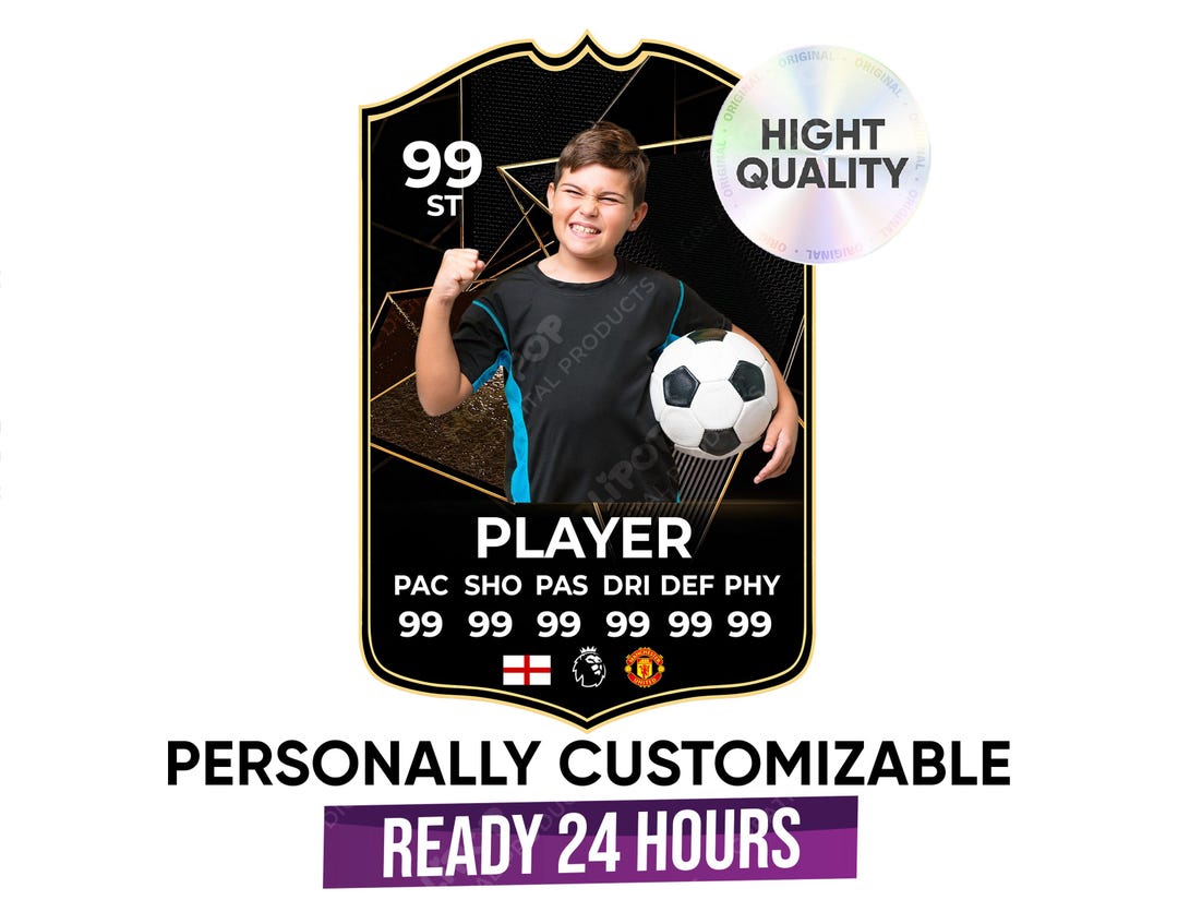 Custom Personalized 2025 Inform Style Football Card, Custom Digital ...