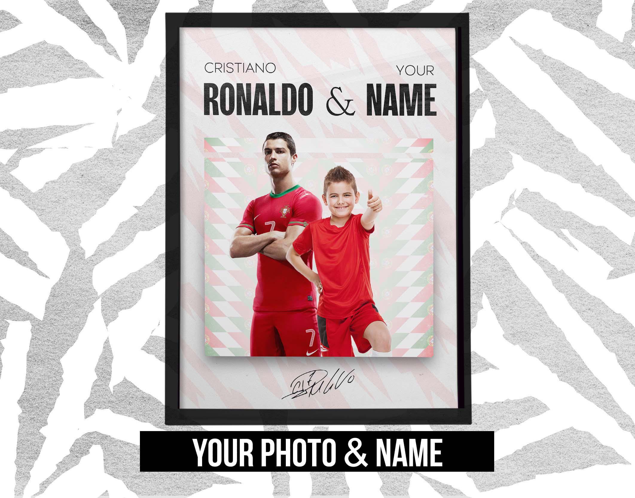 Personalized Cristiano Ronaldo Poster: Custom Football Art (digital ...