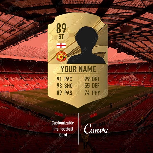 Fifa Canva Template - Etsy