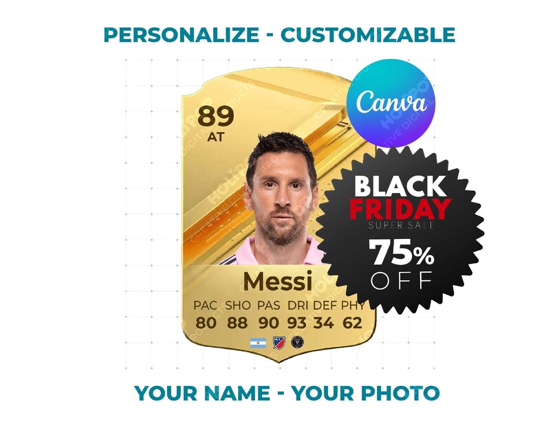 EAFC 24 Messi FUT Card, FIFA 2024 Ultimate Team, Digital Download ...