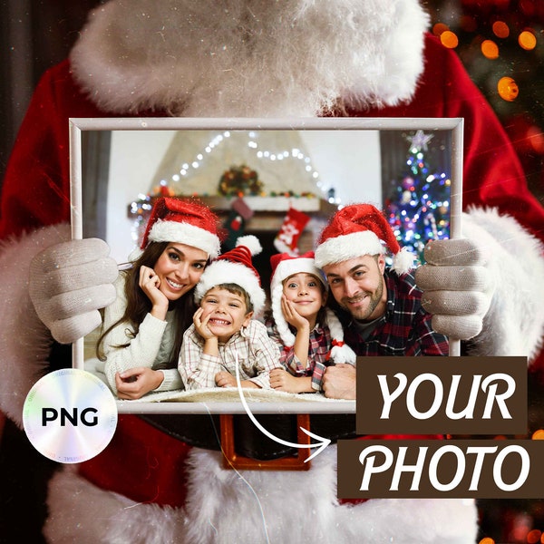 Santa Hand Overlay - Etsy