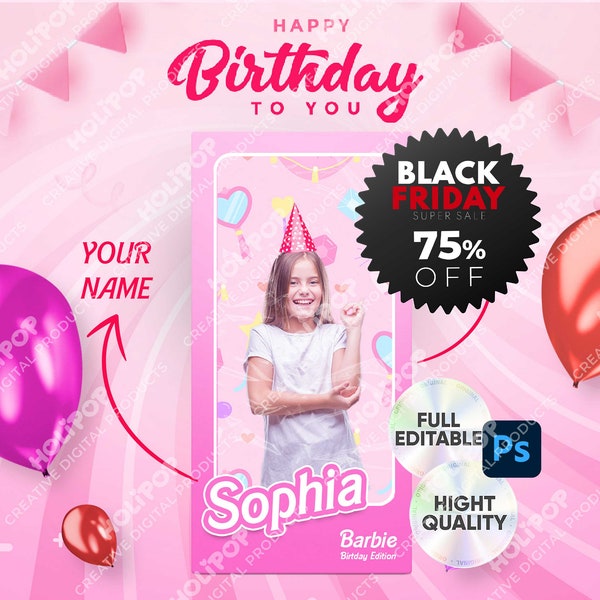 Barbie Box Overlay - Etsy