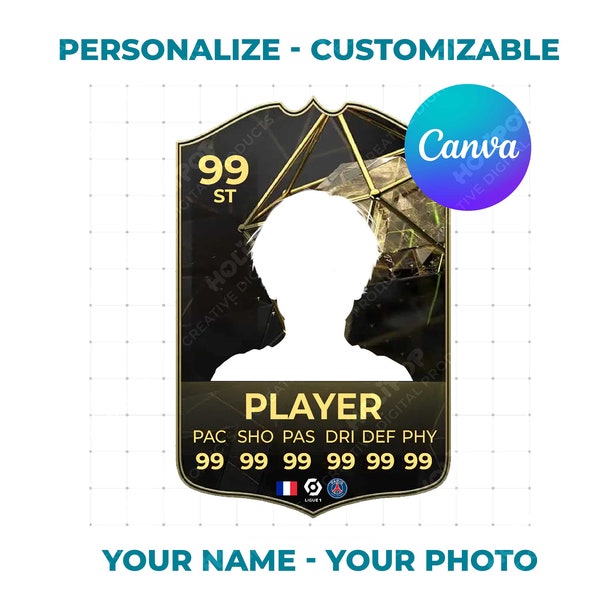 Soccer Ultimate Team Card - Etsy
