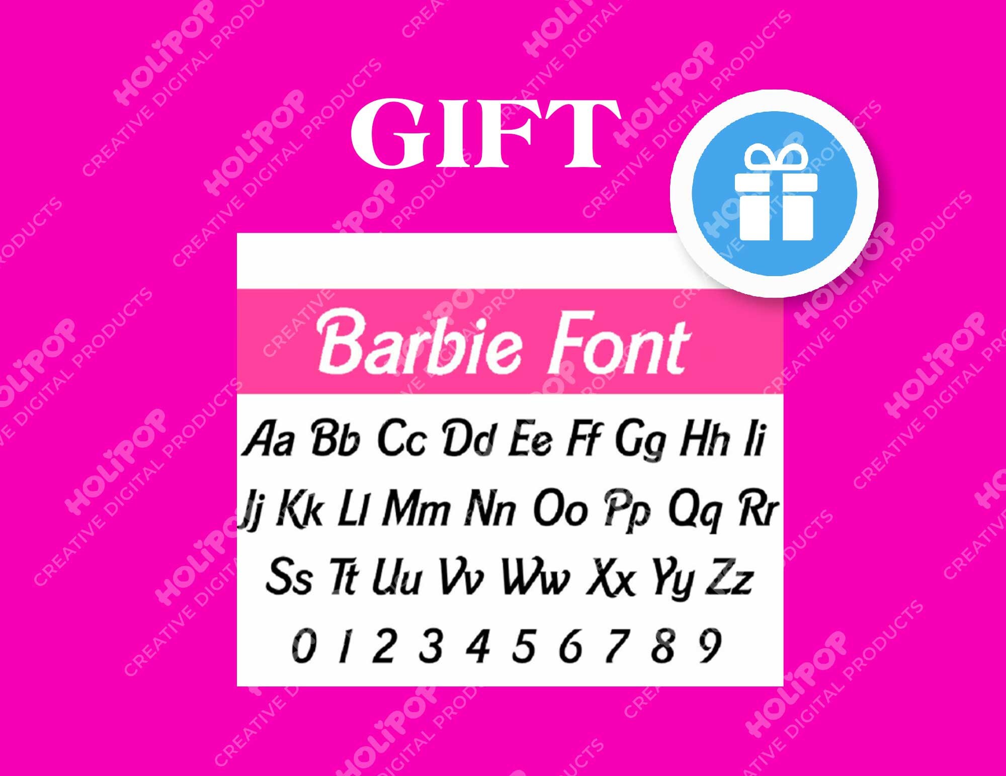 Barbie Party Girl Doll Box Digital Backdrop Photo Booth & Box Overlay ...