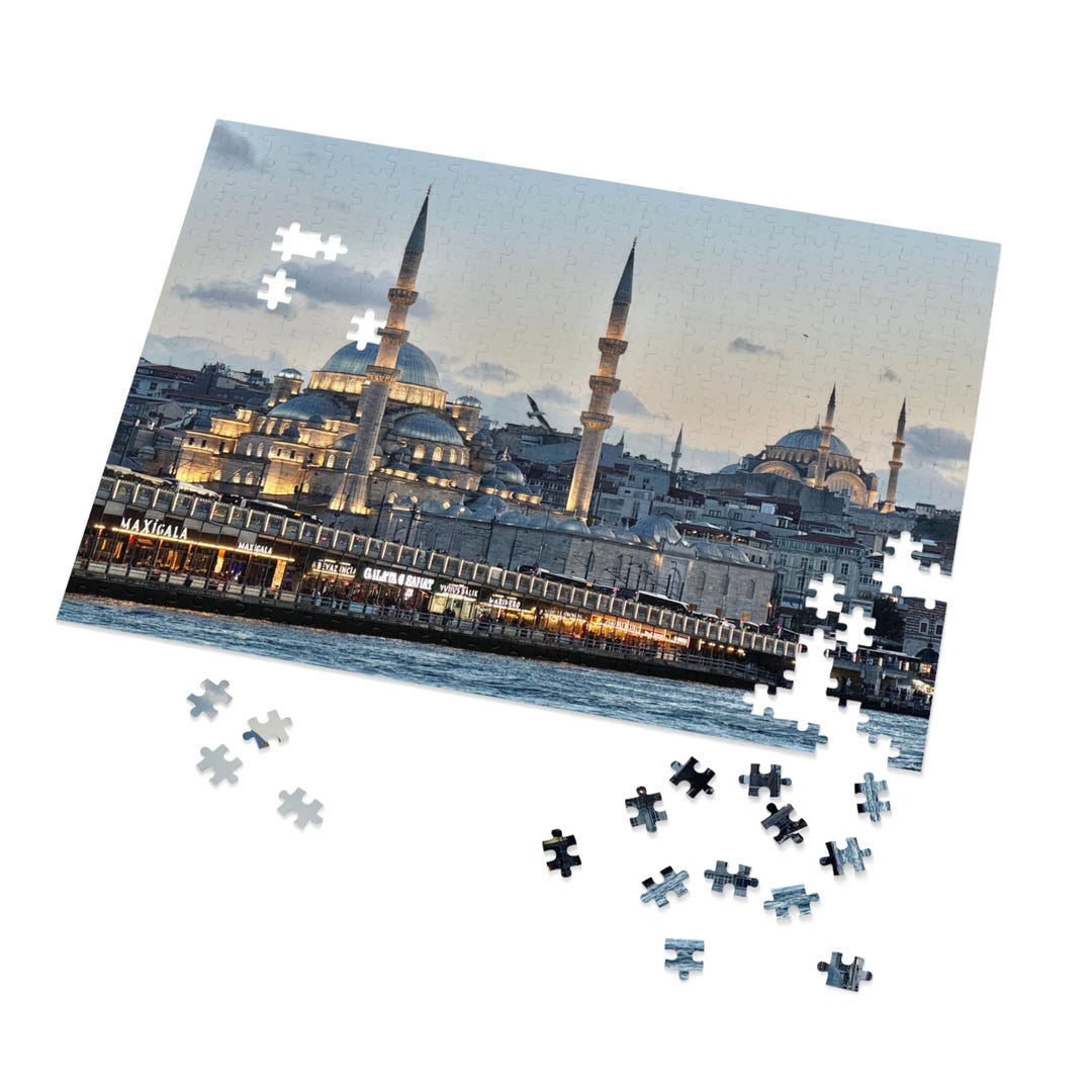 Jigsaw Puzzle, Mosques of Istanbul 500 Pieces, Perfect Holiday Gift ...