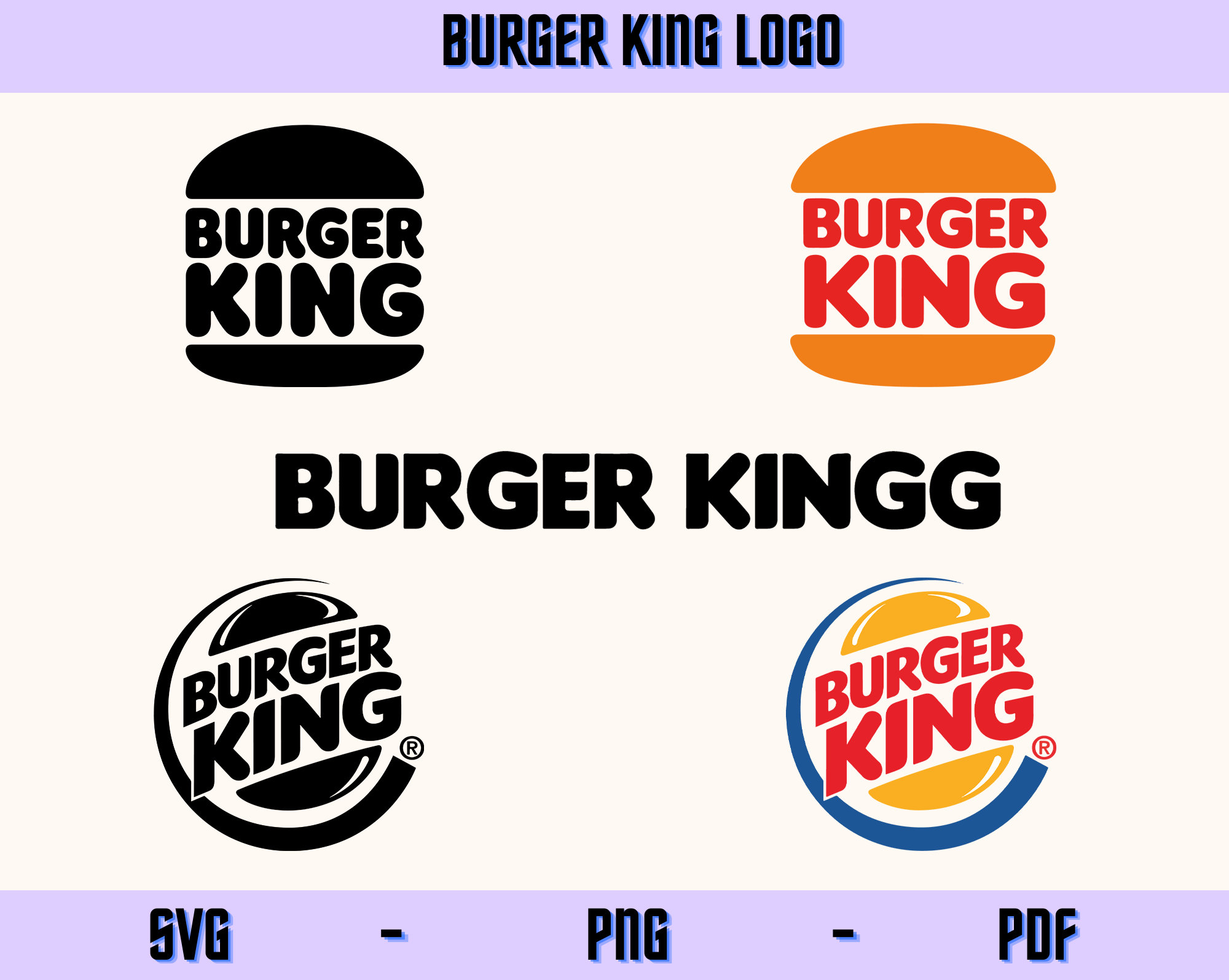Burger King Logo Evolution