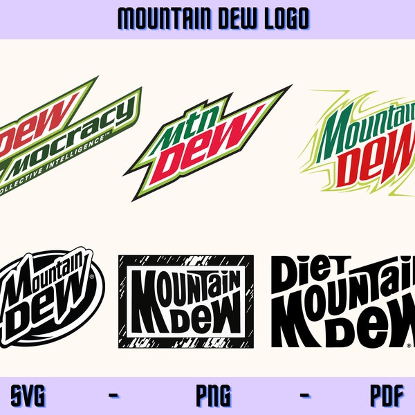 Mountain Dew Svg - Etsy