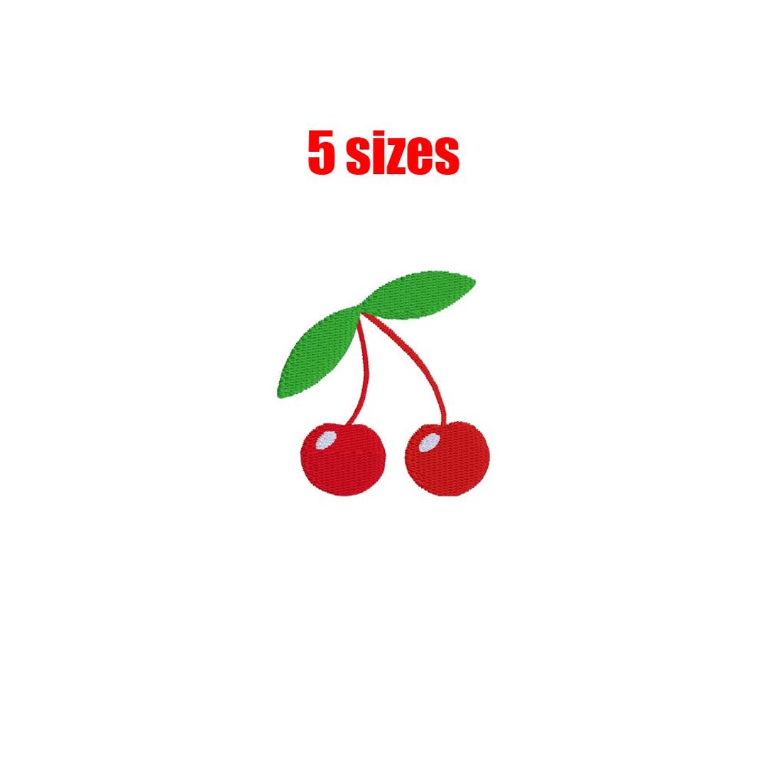 Mini Cherries 2 Machine Embroidery Design-instant DOWNLOAD-5 Sizes - Etsy