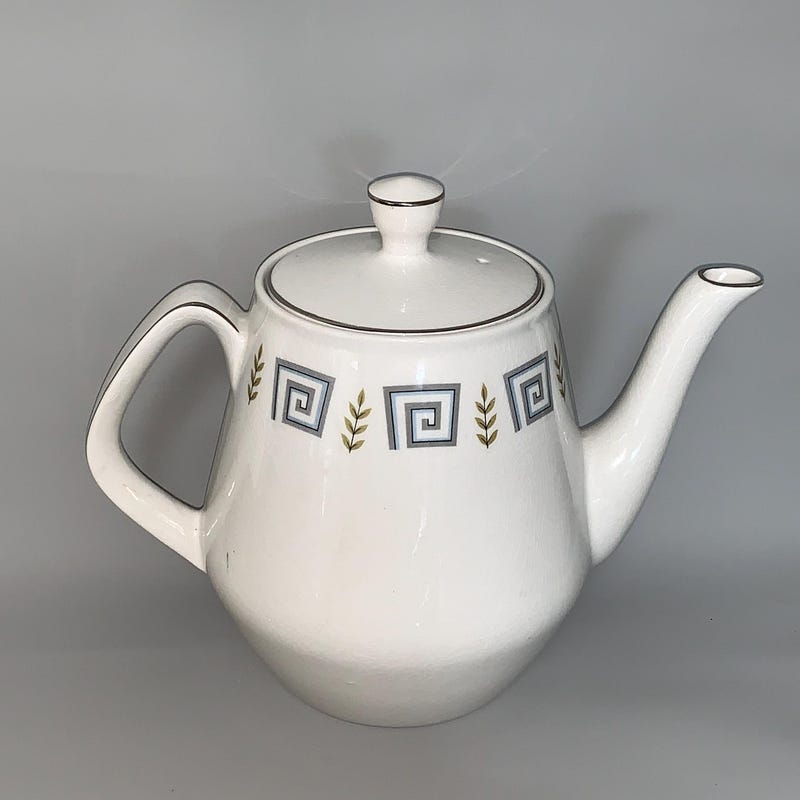 Retro Teapot - Etsy