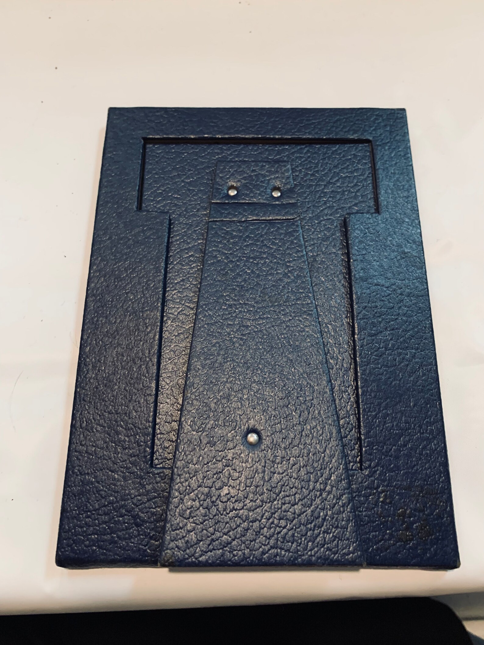 Art Deco Cobalt Blue Mirrored Glass Picture Frame | C 1925 - 30s ...