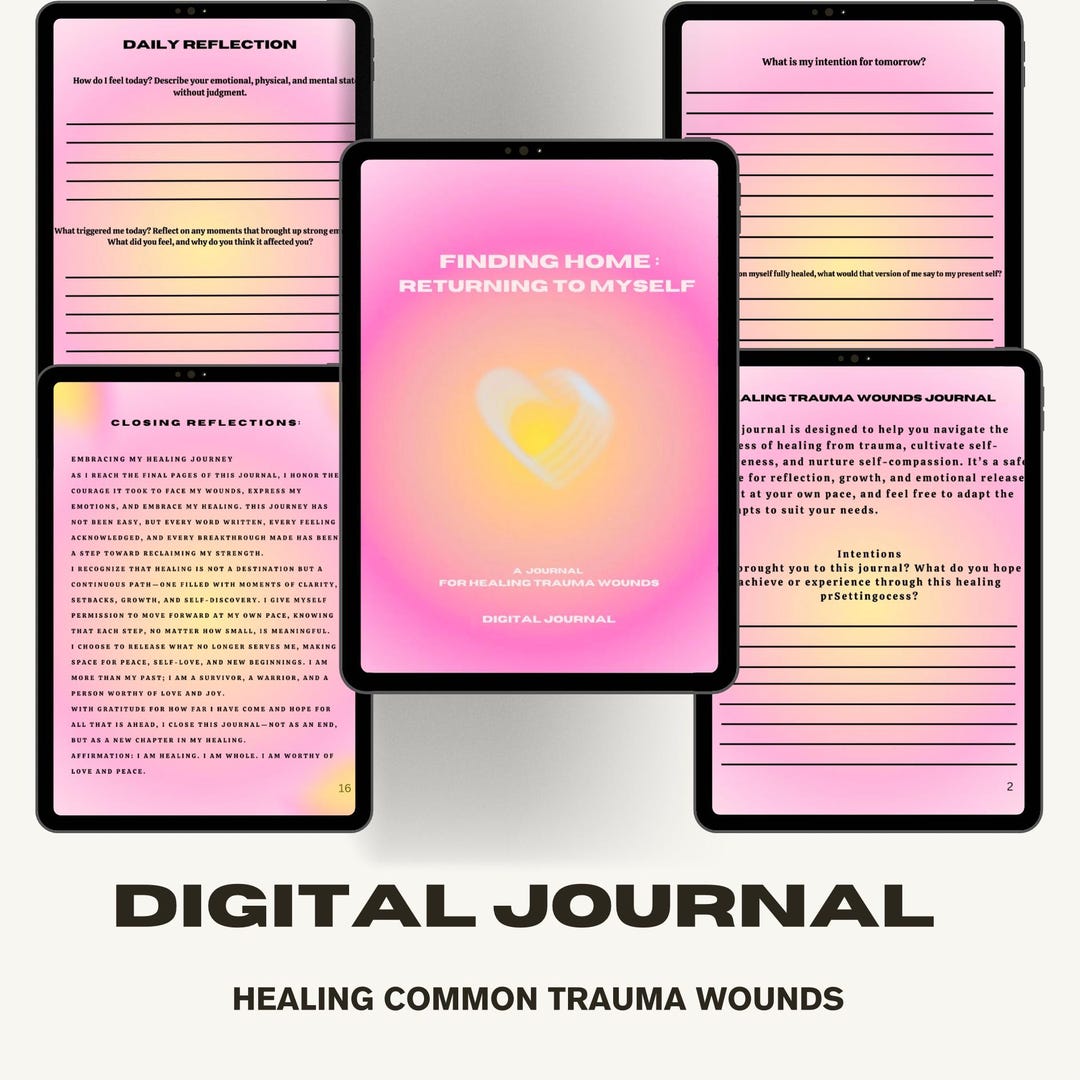 Healing Trauma Journal | Guided Shadow Work and Self-healing Workbook ...