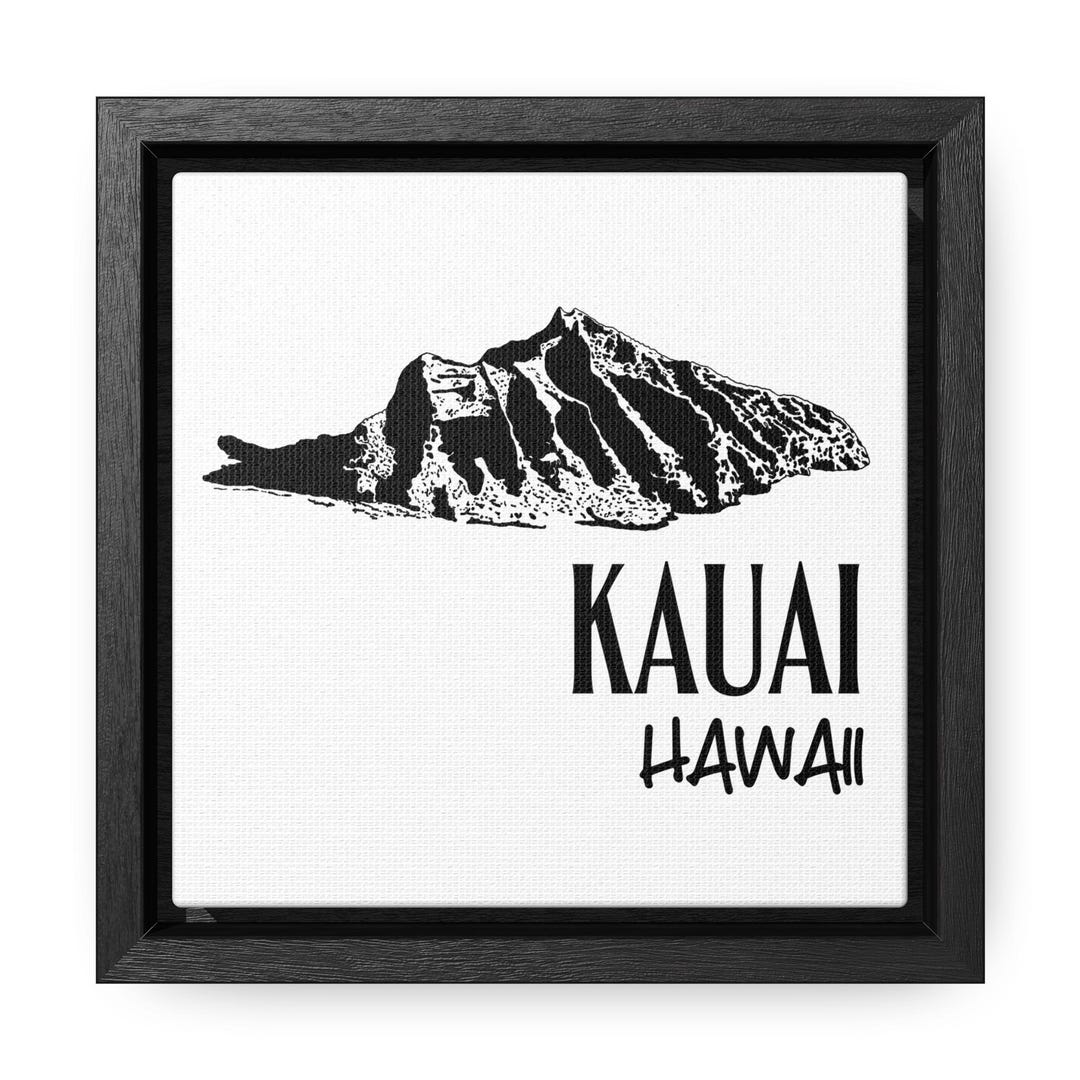 Kauai Hawaii Canvas Wrap 6x6, 12x12, 16x16 Square Frame Gallery ...