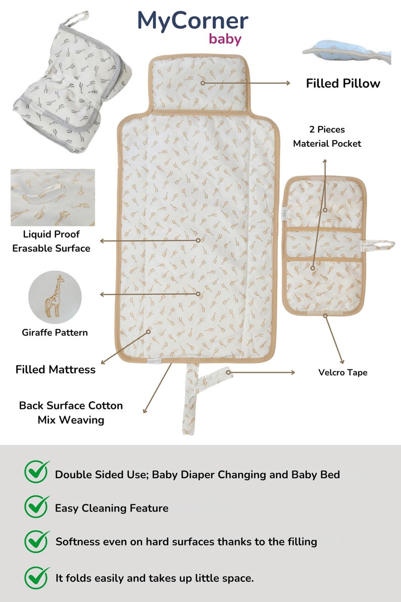 Soft Pocketed Changing Mat for Effortless Diaper Changes It Can Be ...