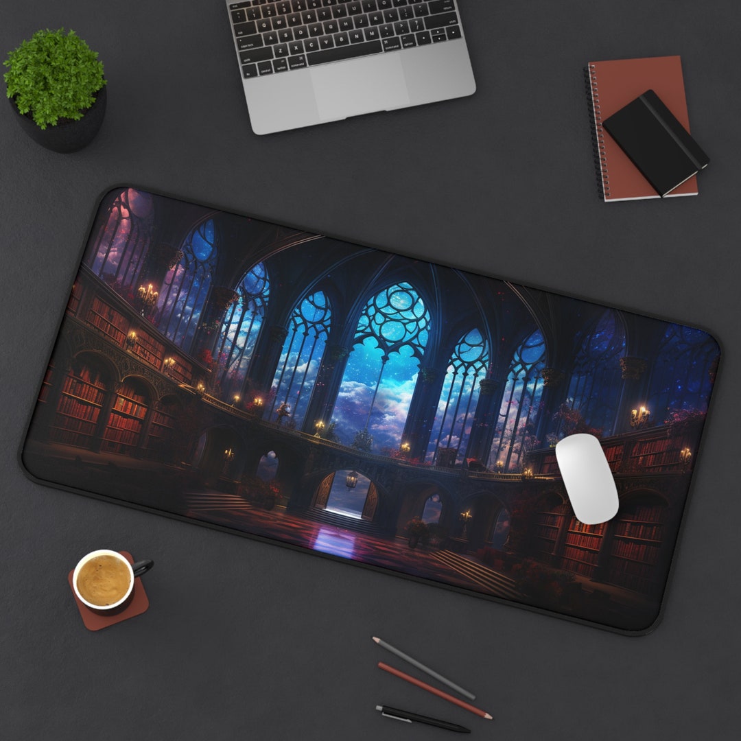 Astronomer's Library Fantasy Academia Aesthetic Desk Decor Gaming Desk ...