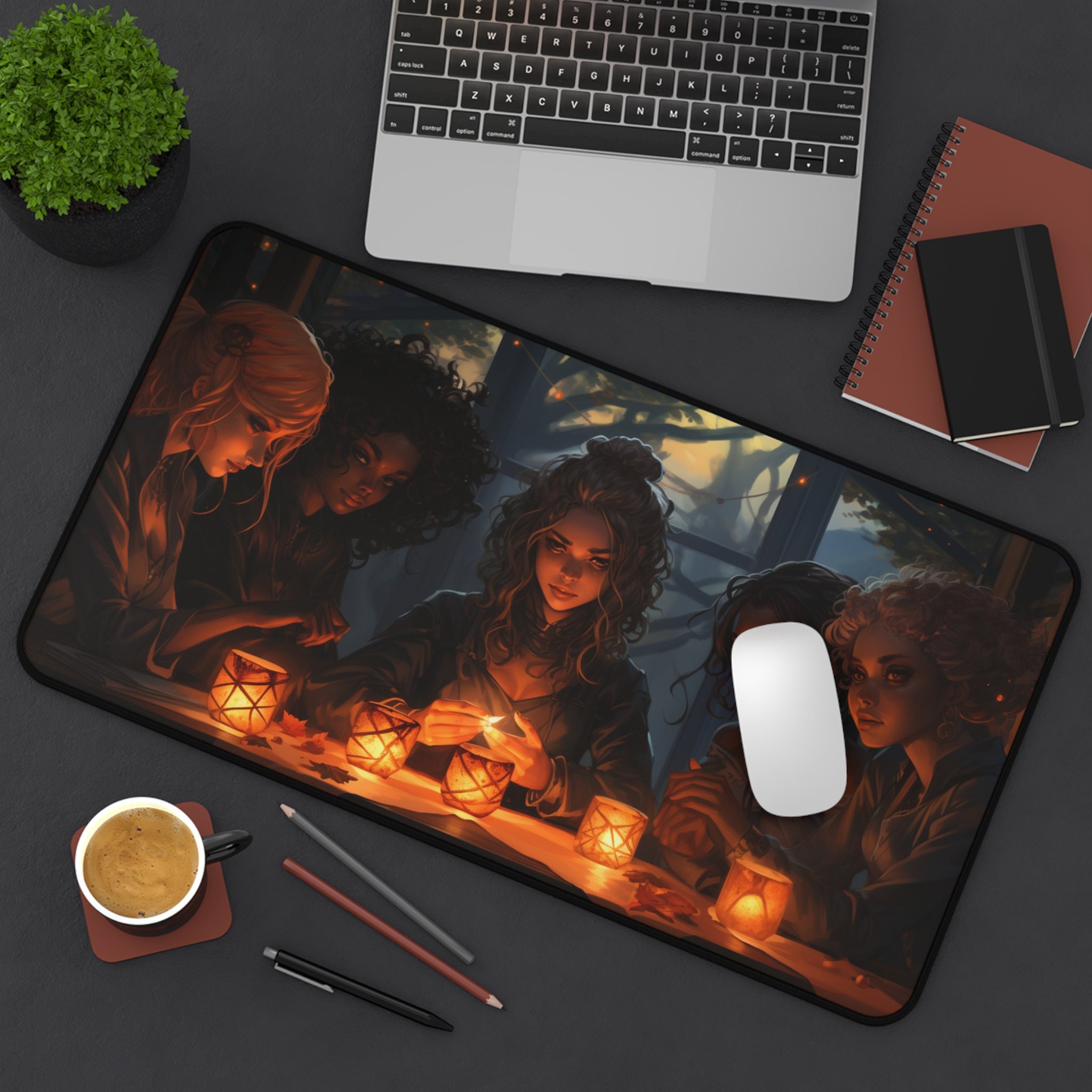 Seance Coven Halloweencore Aesthetic Desk Decor Gaming Desk Accessories ...
