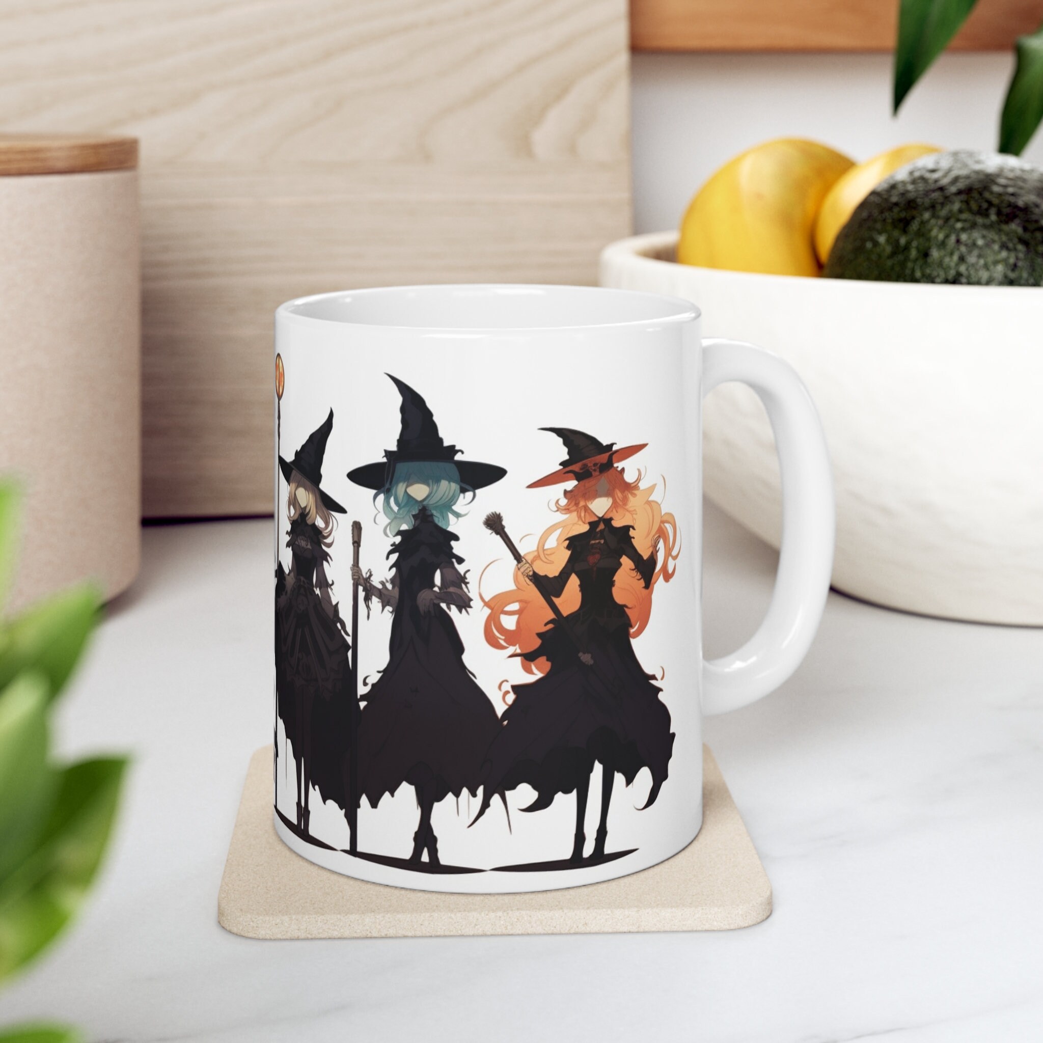 Wicked Mug of the West Mystic Spellcaster Ceramic Mug, Magical Symbols ...
