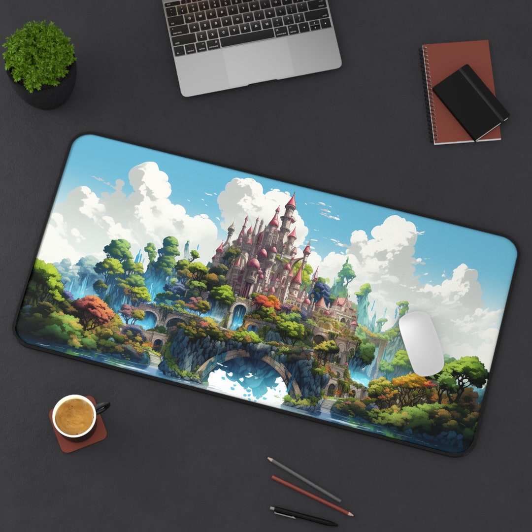 Fantasy Castle High Fantasy Aesthetic Desk Decor Gaming Desk ...