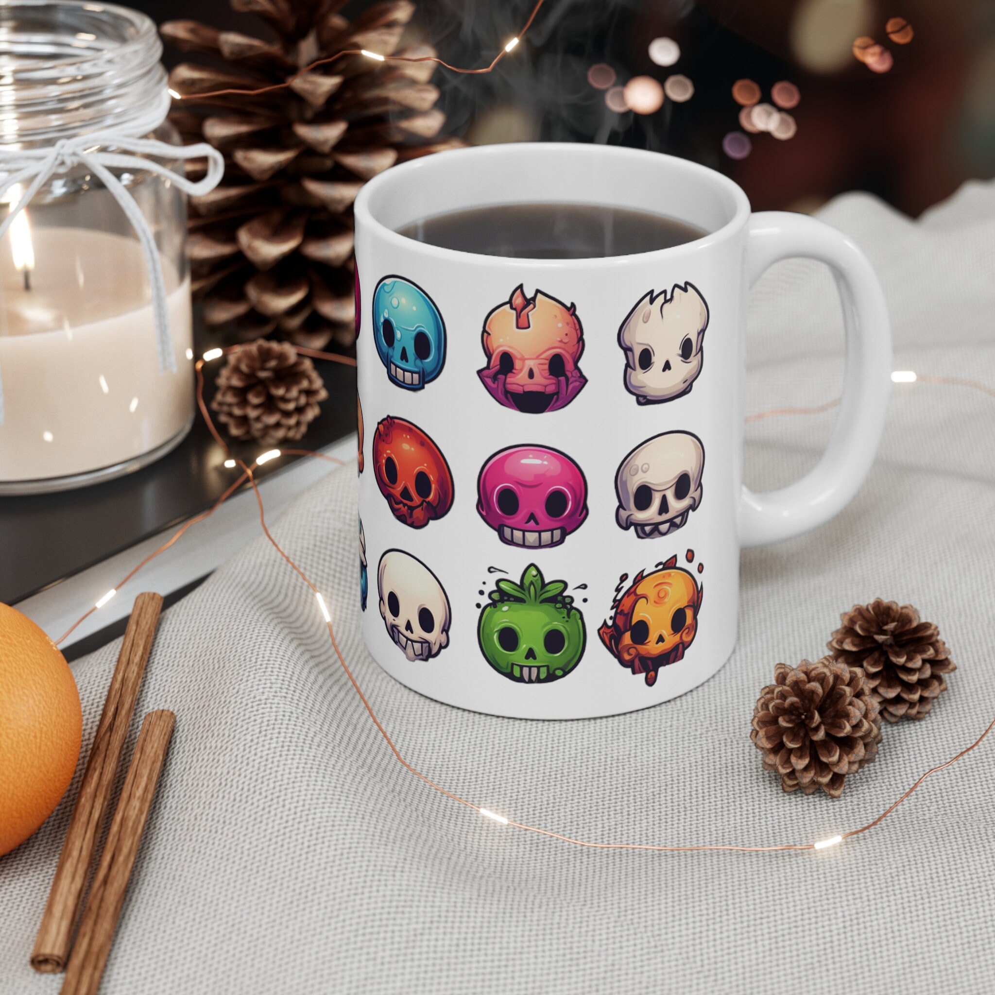 Skull Babies Mug Fantasy-inspired Ceramic Mug, Cute Mugs, Gift for Him ...