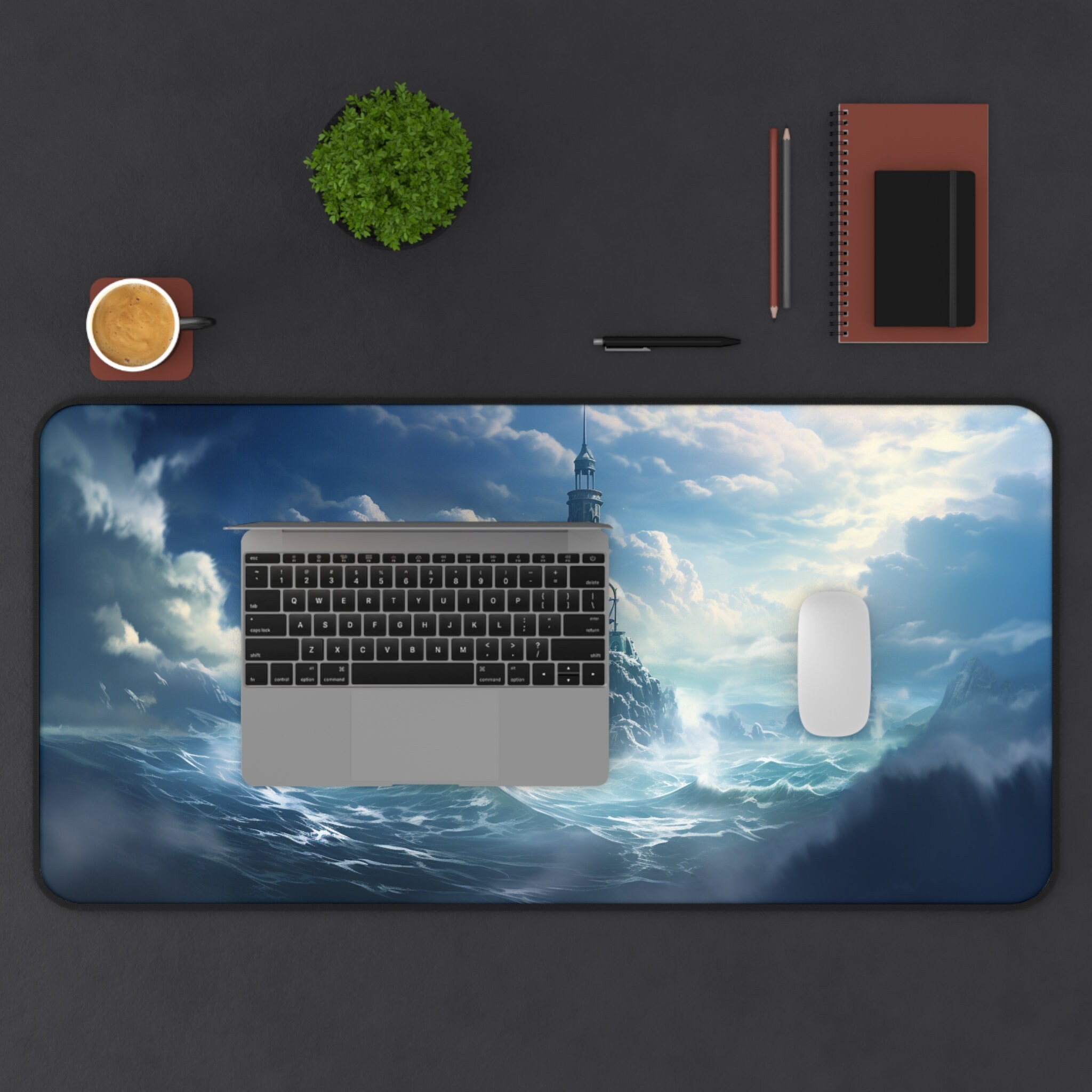 Wizarding Tower High Fantasy Aesthetic Desk Decor Gaming Desk ...