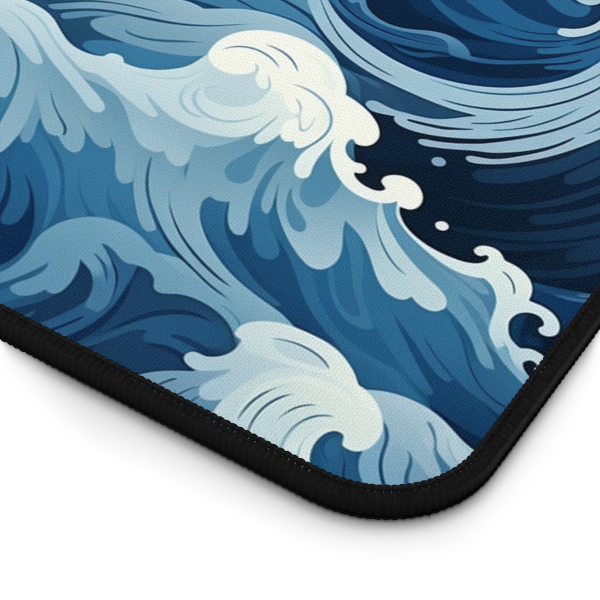 Ocean Waves Sea-themed Desk Decor Gaming Desk Accessories Waves Pattern ...