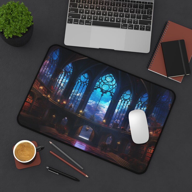 Astronomer's Library Fantasy Academia Aesthetic Desk Decor Gaming Desk Accessories Fantasy ...